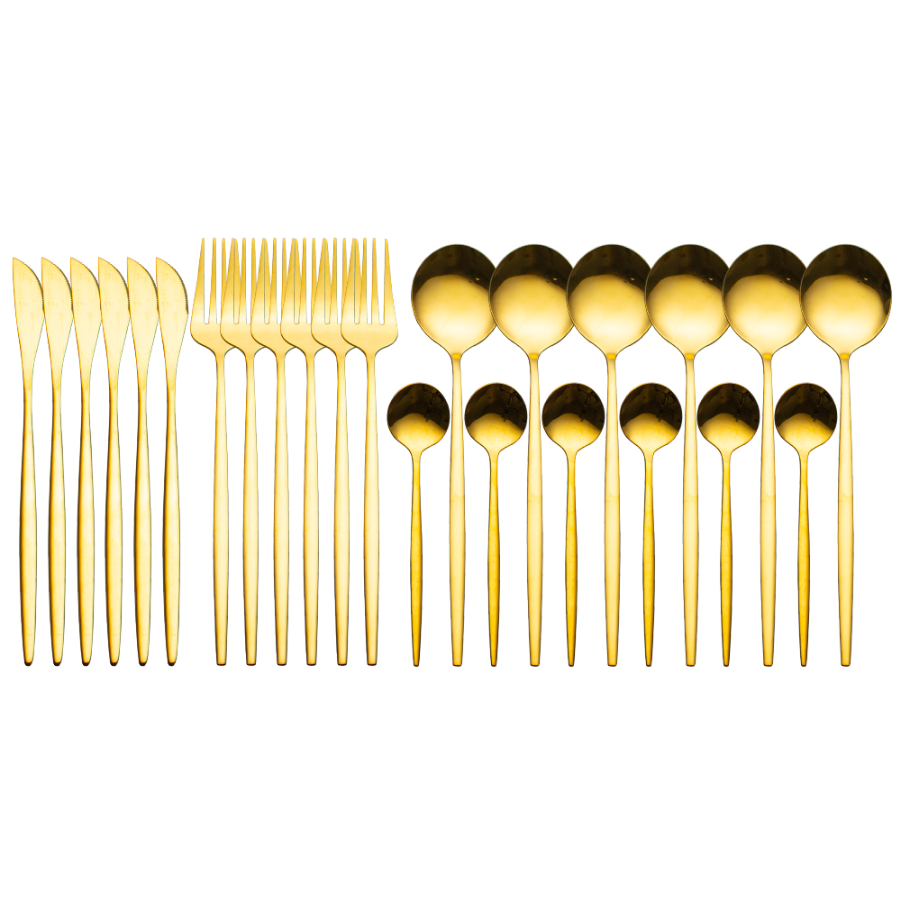 Premium Modern Cutlery Set Finest Quality Polished Stainless Steel 5 ...