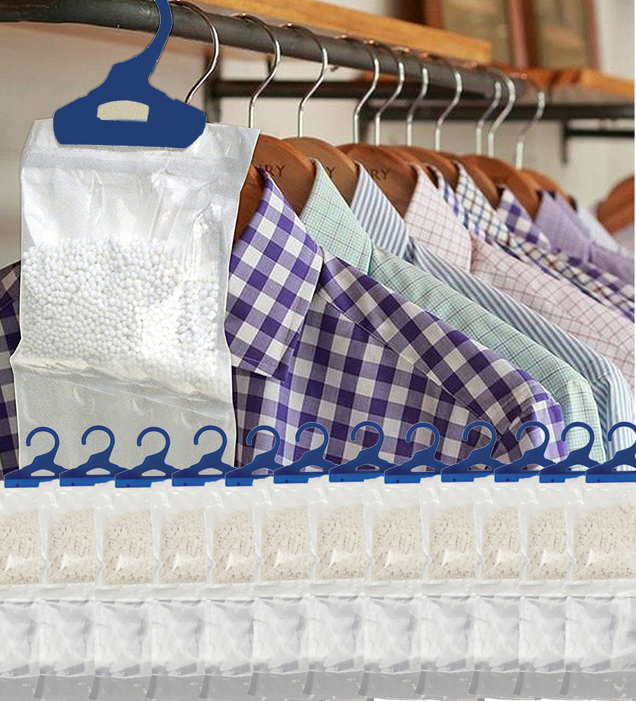 Hanging Portable Wardrobe Dehumidifier Stop Damp Moisture Mould Mildew ...