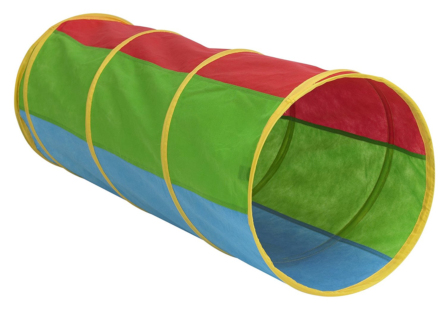 CHILDRENS KIDS POP OUT PLAY TENT TUNNEL SHORT GARDEN INDOOR OUTDOOR FUN ...