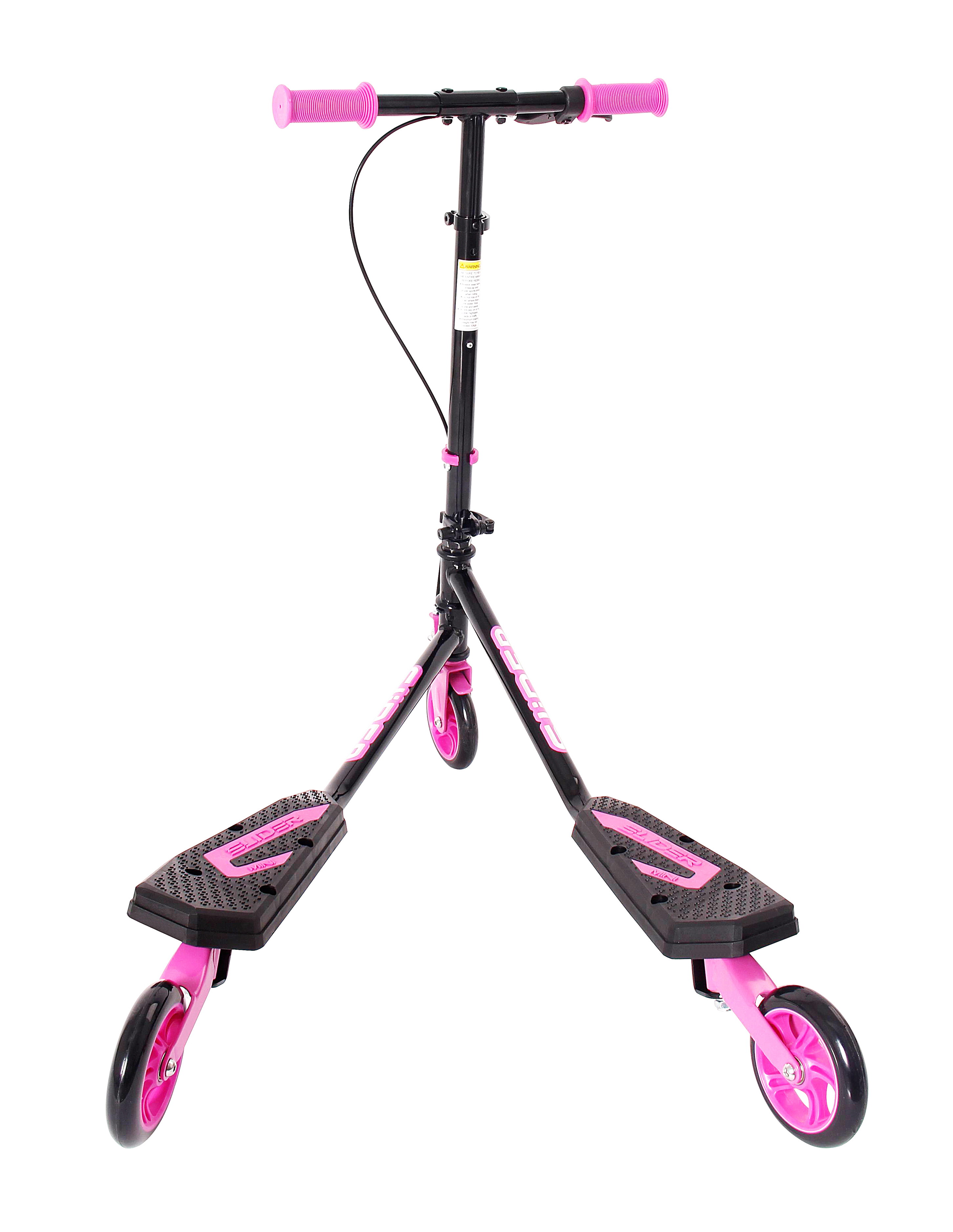 iScoot Slider 3 Wheel Push Scooter Winged Speeder Tri Drifter Kids Boys ...